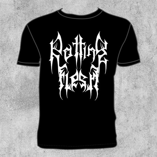 ROTTING FLESH “Rotting Flesh” logo t-shirt - Sleaszy Rider Records
