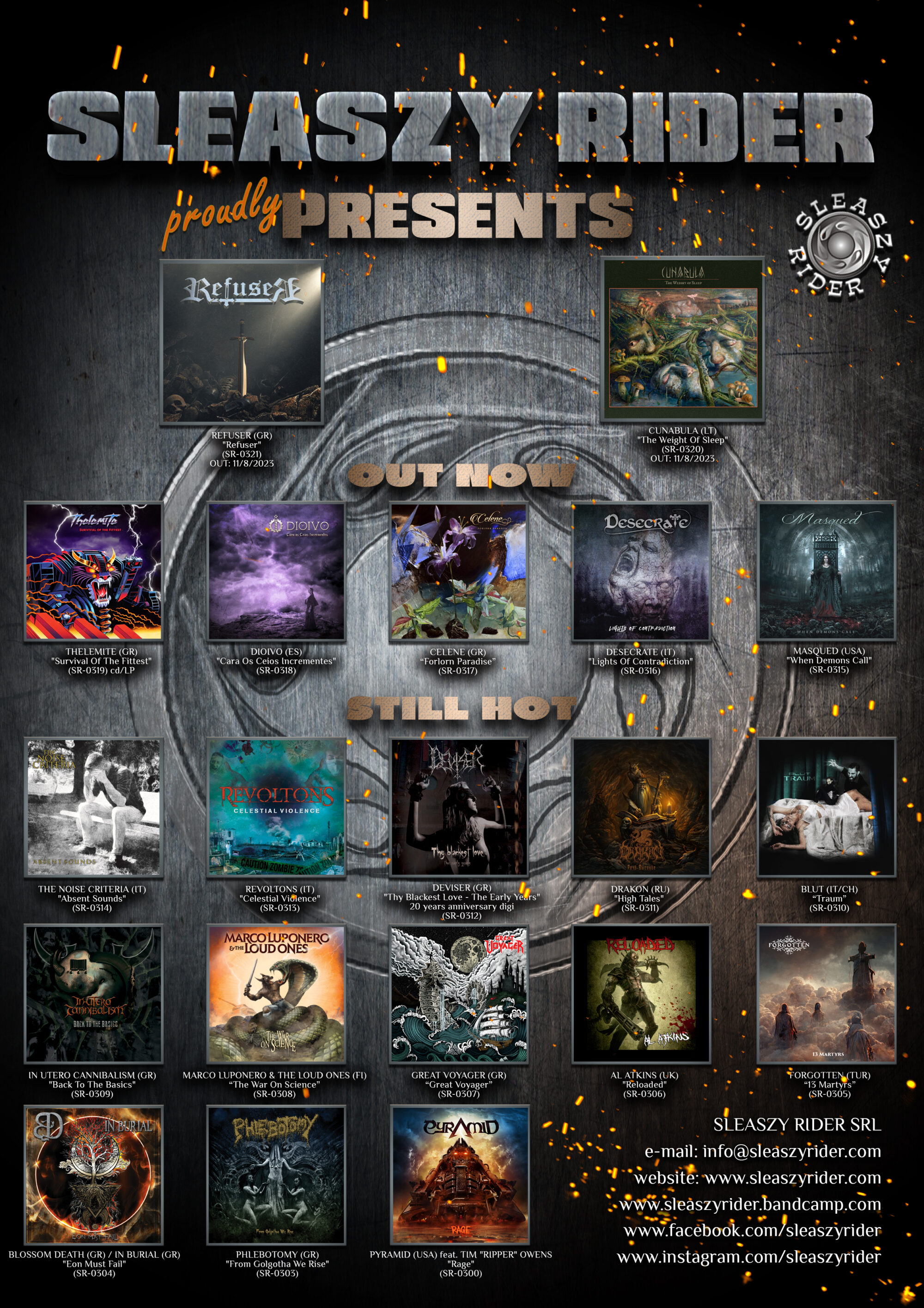 NEW ADVERTISEMENT! - Sleaszy Rider Records